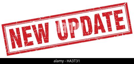 new update square stamp Stock Vector Image & Art - Alamy