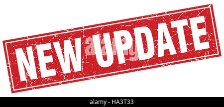 new update stamp. new update square grunge sign. new update Stock ...