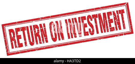 return on investment square stamp Stock Vector Image & Art - Alamy