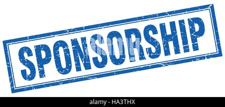 sponsorship square stamp Stock Vector Image & Art - Alamy
