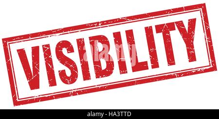 visibility square stamp Stock Vector Image & Art - Alamy