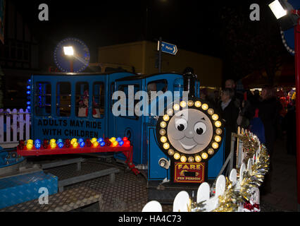 Thomas tank engine, funfair, rides,fairground Stock Photo - Alamy