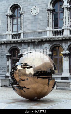Globe art, Trinity College, Dublin. - Dublin - Ireland, Ireland : May ...