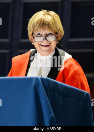 Lady Justice Hallett during a rehearsal of a production of the Trial of ...