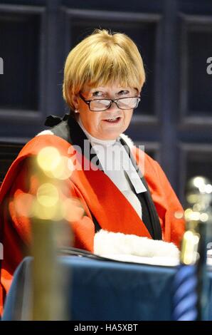 Lady Justice Hallett during a rehearsal of a production of the Trial of ...