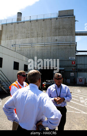 The Poneman Vitrification Plant, located at the Hanford Site, plays a ...