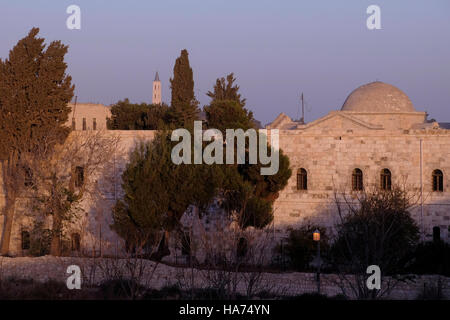 View of Deir Al Zeitoun, Church of the Holy Archangels and the Armenian ...