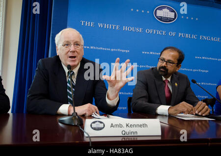 U.S. Department of Agriculture ) Deputy Secretary Steve Censky, center ...