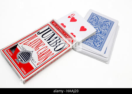 A Pack Of Jumbo Playing Cards Stock Photo - Alamy