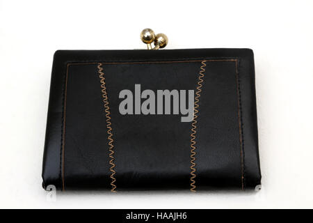 Leather Purse Made In Spain Stock Photo - Alamy