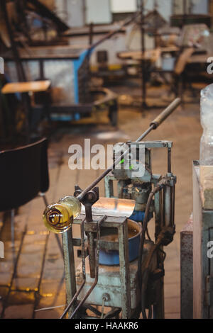 Marver table and glassblowing tool Stock Photo - Alamy