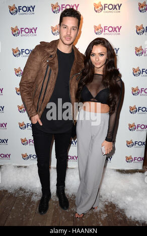 EDITORIAL USE ONLY Scott Thomas and Kady McDermott arrives at the Foxy ...