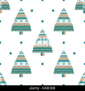 Christmas tree gifts seamless pattern Stock Vector Image & Art - Alamy