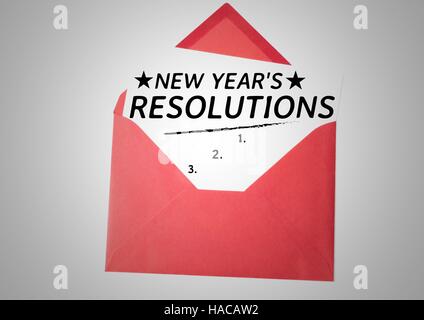 White paper with red envelope. Resolution and high quality beautiful ...