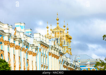 St. Petersburg, Russia - Oct 9, 2016. View of Peterhof Palace in St ...