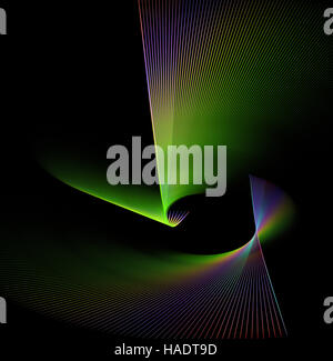 Rotation lines. Computer generated 3d render Stock Photo - Alamy