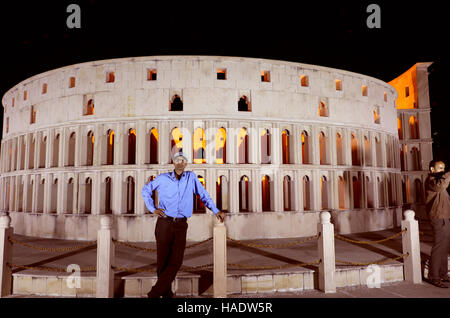 The replica of Rome's Colosseum Stock Photo - Alamy