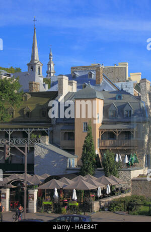 Quebec City Street View Stock Photo - Alamy