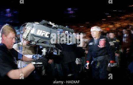 Georges St. Pierre before his fight at UFC 94 at the MGM Grand Arena ...