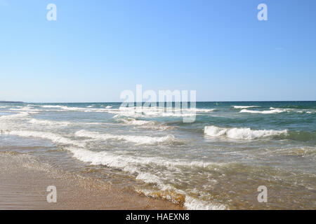 NUDIST BEACH ON THE BLACK SEA, GOLDEN SANDS, VARNA, BULGARIA, EUROPE ...