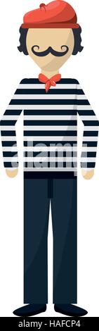 frenchman character cartoon Stock Vector Image & Art - Alamy