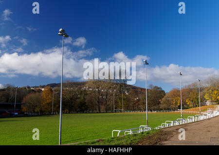 pontypool rugby pitch Stock Photo - Alamy