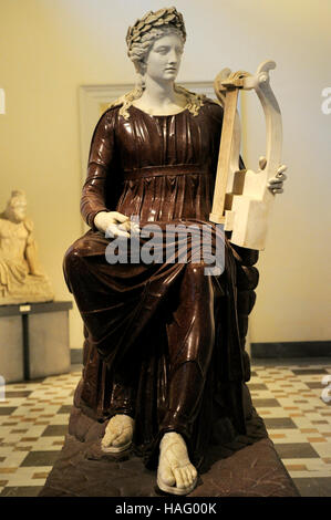 Apollo with Lyre. Roman statue. National Roman Museum. Palazzo Altemps ...