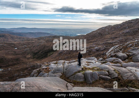 Walking in Bluestack Mountains, County Donegal, Ireland Stock Photo - Alamy
