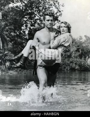 TARZAN'S HIDDEN JUNGLE, Vera Miles, Gordon Scott, 1955 Stock Photo - Alamy