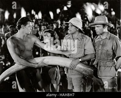 TARZAN AND HIS MATE, Paul Cavanagh, Neil Hamilton, Maureen O'Sullivan ...