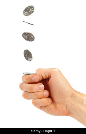 coin, flip, choice, tossing Stock Photo - Alamy