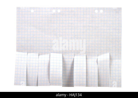 blank advertisement with cut slips Stock Photo - Alamy