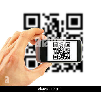 Binary code and smartphone Stock Photo - Alamy