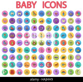 baby bib with milk bottle icons vector illustration design Stock Vector ...