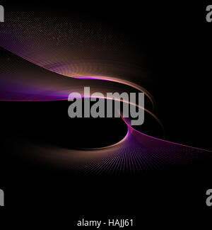 Abstract fractal rotation shape computer generated image Stock Photo ...