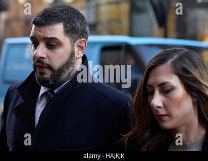 Anthony Constantinou arriving at the Old Bailey in London, where he ...