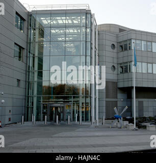 The main entrance to NATS in Swanwick, which is home to the London Area ...