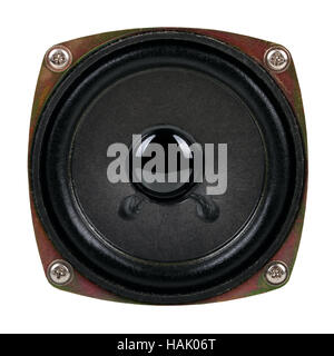 multimedia audio speaker on the white background Stock Photo - Alamy