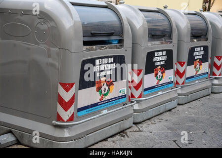 Residual waste containers Stock Photo - Alamy