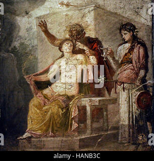 Maenad and Silenus, Pompeii Stock Photo - Alamy