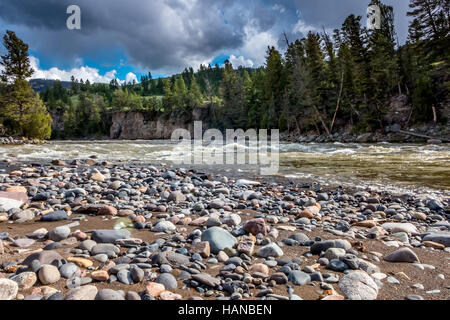 The Hellroaring Trail in Yellowstone National Park Stock Photo - Alamy