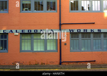 CALEDONIA WORKS HORNE TERRACE EDINBURGH Stock Photo - Alamy