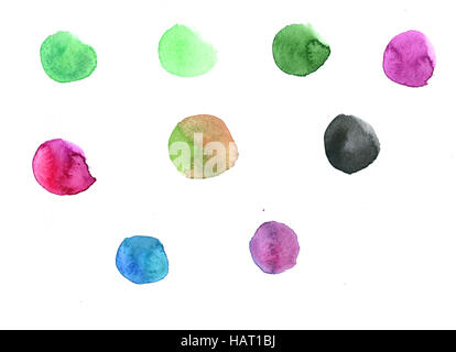Watercolor texture with splodges Stock Photo - Alamy