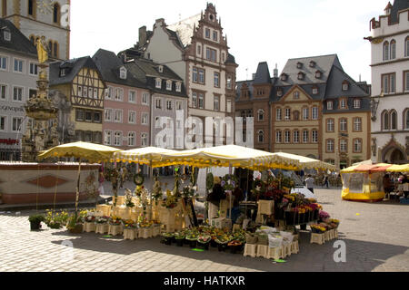 Central Market, Treves, Germany Stock Photo - Alamy