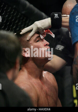 Sam Stout during UFC 108 at the MGM Grand Garden Arena on January 2 ...