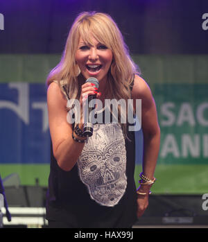 Italian schlager singer Rosanna Rocci performing live at the 7th Volks ...
