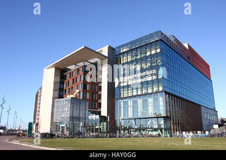 Amsterdam Public Library OBA (middle) and Conservatorium building ...