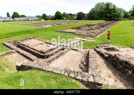 Roman barracks, Caerleon, Wales, UK Stock Photo - Alamy