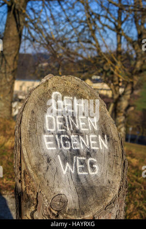 Make your own way Stock Photo - Alamy