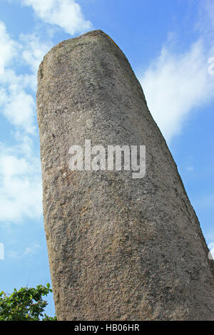 Menhir de Kerloas, Finistere, France Stock Photo - Alamy